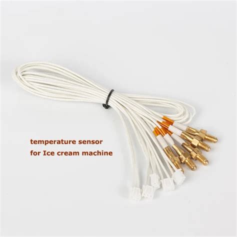 100K Brass Shell Probe PT100 Sensor Temperature Humidity Sensor Ice Cream Temperature Sensor Ntc