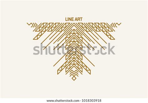 Vintage Graphic Element Design Line Art Stock Vector Royalty Free 1018303918 Shutterstock