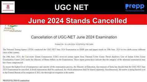 UGC NET 2024 Cancelled Amid Paper Leak Allegations Re Exam Details Soon