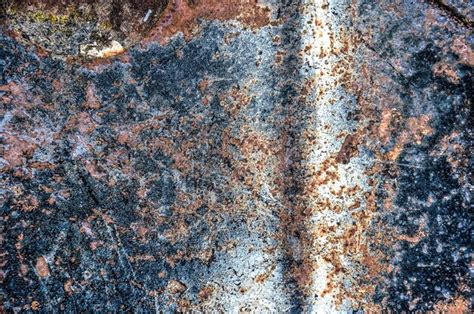 Premium Photo Metal Surface With Rust And Scratches
