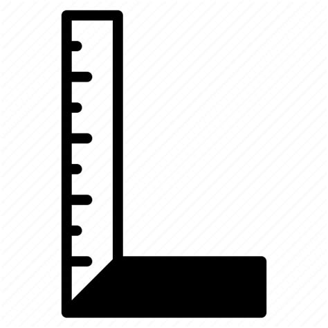 Ruler Measuring Tool Length Straight Edge Construction Icon Download On Iconfinder