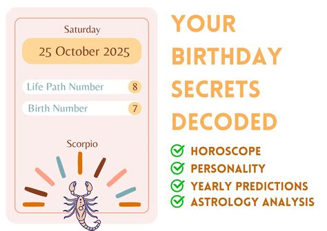 2025 Predictions For People Born On October 25 2025