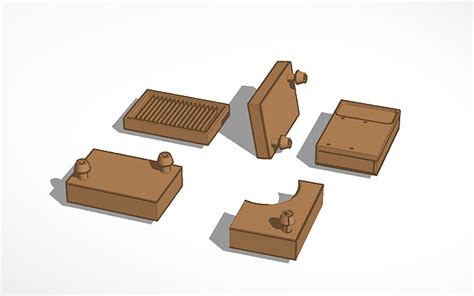 3d Design Jetson Nano Copper Heatsink Tinkercad