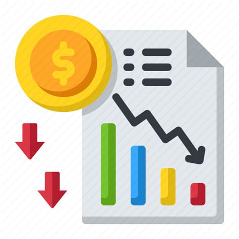 Recession Loss Bar Chart Statistic Graph Down Icon Download On Iconfinder