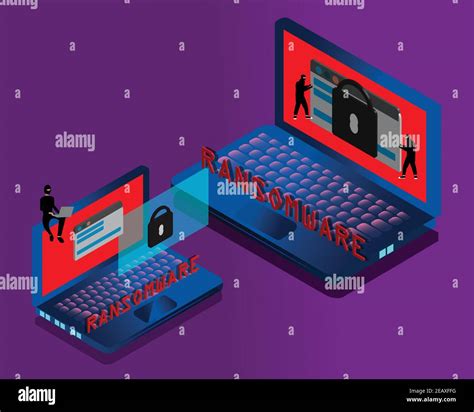 Ransomware Malware Wannacry Risk Symbol Hacker Cyber Attack Concept