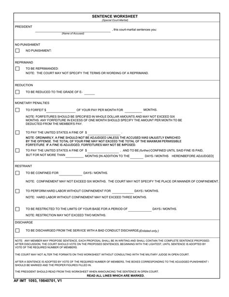 Af Imt Form 1093 Fill Out Sign Online And Download Fillable Pdf