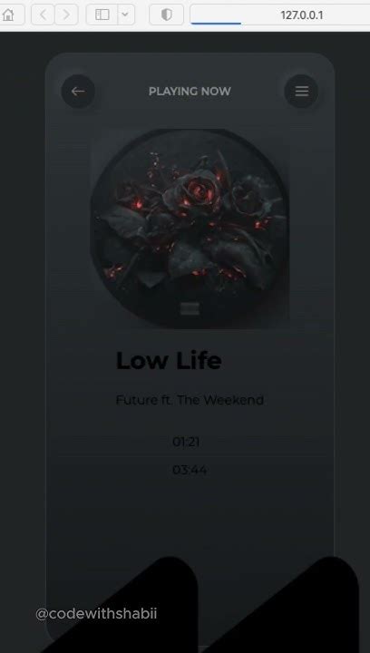 💡 daily css tricks challenge 10 shorts css musicplayer htmlcss