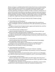 Exploring Human Sexology Anatomy Behavior Identity Course Hero