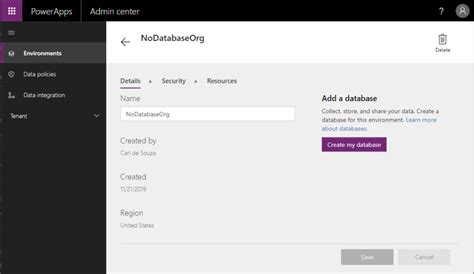 Create Database Vs Don T Create Database In Model Driven Power Apps Carl De Souza