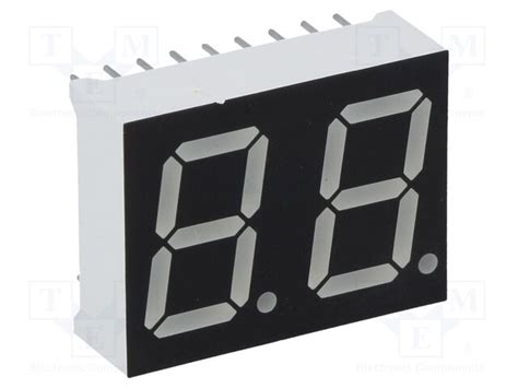 Opd D5630sr Bw Opto Plus Led Display Led 7 Segment 14 2mm 0 56 No Char 2 Red 15mcd