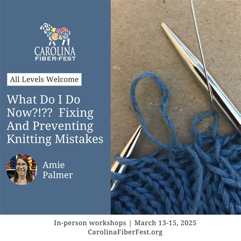 what do i do now fixing and preventing knitting mistakes lessonface