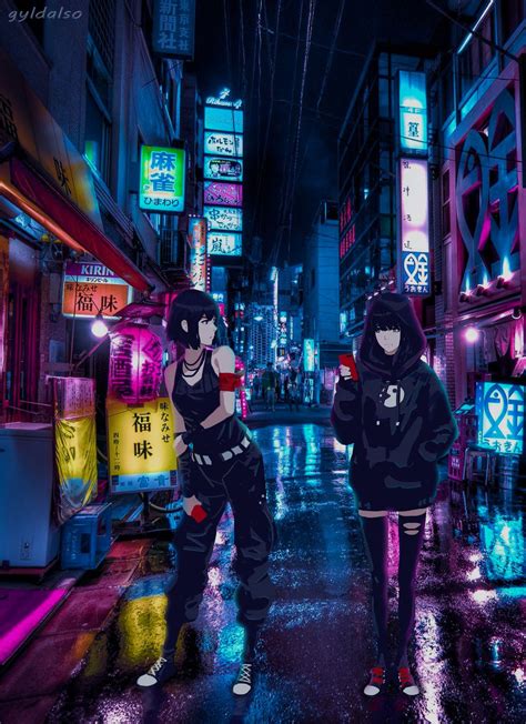Cyberpunk Twins By Gyldalso On Deviantart