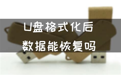 U盘格式化后数据能恢复吗，此处有妙招！ 知乎