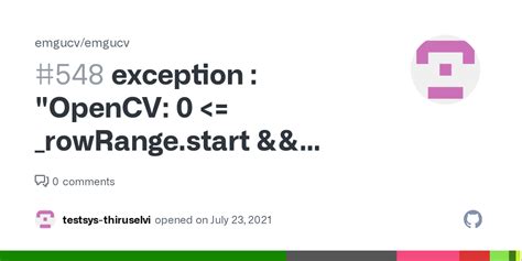 exception opencv 0