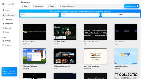 framer city 1 framer resource site 600 components to remix