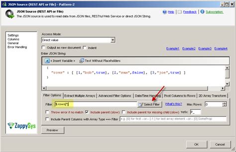 Parse Json Array In Ssis Or Odbc Drivers Zappysys Blog