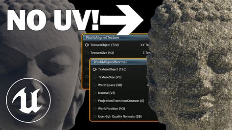 World Aligned Nodes And Texturing Objects With No Uvs Unreal Engine