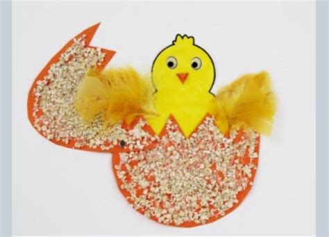 Split Pin Chick In Egg Craft Twinkl