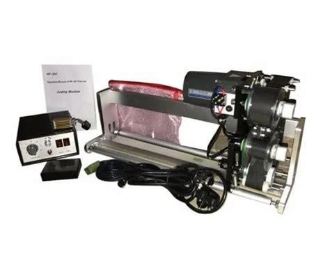 Stainless Steel Hot Coding Batch Printing Machine 10 Sec Per Piece