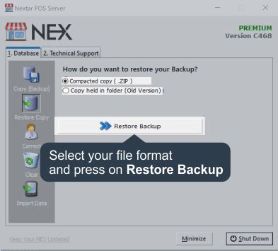 Restoring From Backup