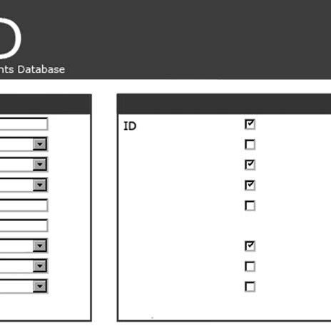 Example Of A Database Query Download Scientific Diagram