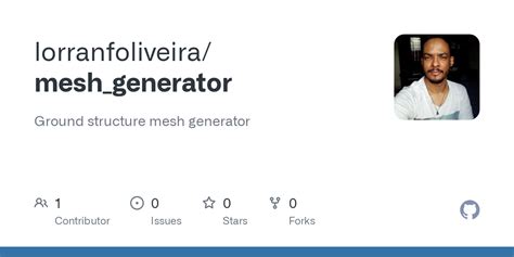 Github Lorranfoliveirameshgenerator Ground Structure Mesh Generator