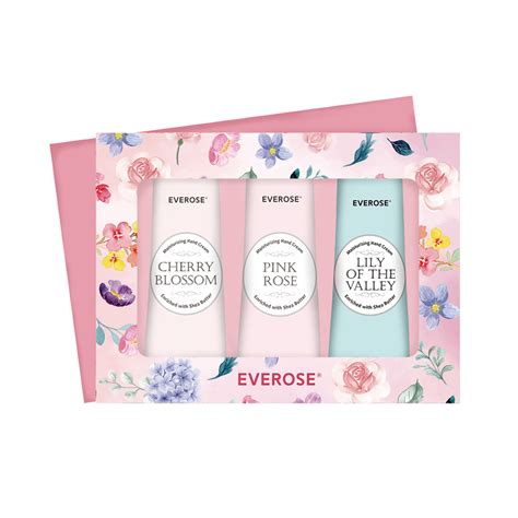 櫻花薔薇芙蓉 護手霜3入組 Everose 愛芙蓉 Everose 愛芙蓉