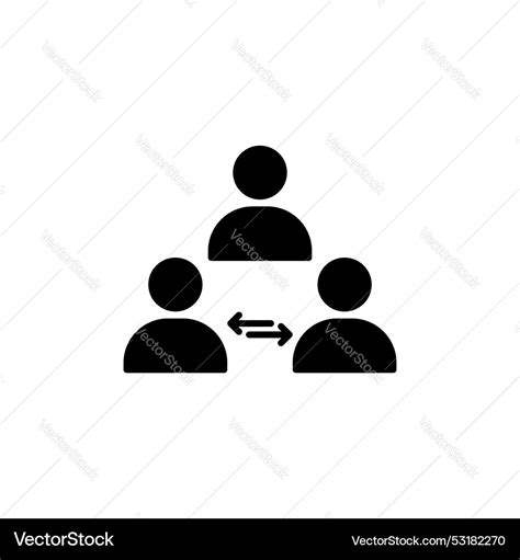 Mediator Icon Set Professional Broker Symbol Vector Image