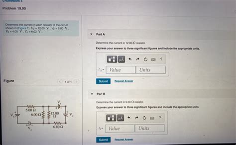 Solved Homework 4 Problem 19 90 Determine The Current In