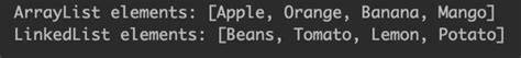 Difference Between Arraylist And Linkedlist In Java