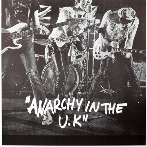 Original Vintage Advertising Poster Sex Pistols Anarchy In The Uk Punk Music Art For Sale At 1stdibs