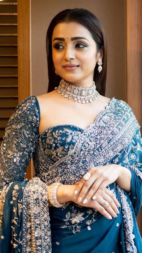 Trisha Krishnan Blouse Designs Trendy Blouse Designs Sassy Blouse