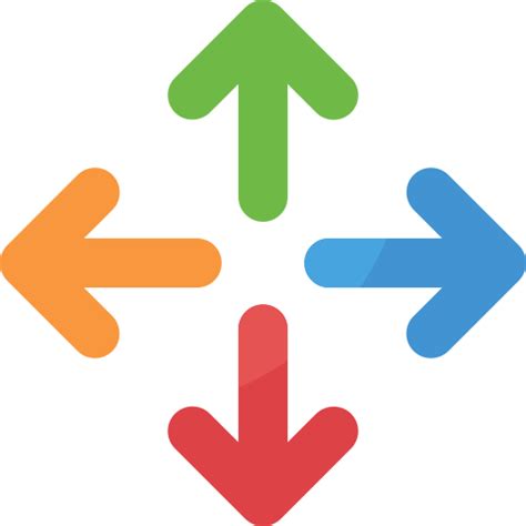 Move Arrow Move Arrow Edit Tools Move Selection Four Arrows Orientation Icon Download On