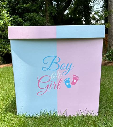 Giant Gender Reveal Box Gender Reveal Depot