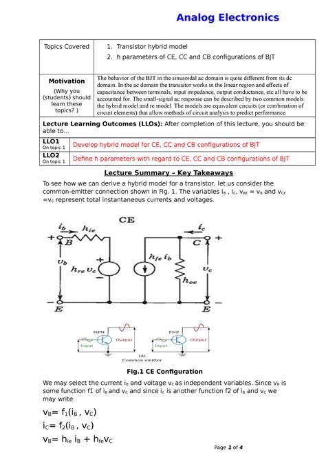 Hybrid Model Transistor At Jackson James Blog