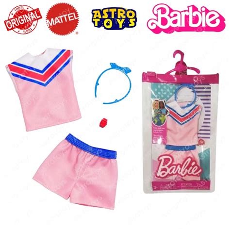 Baju Barbie Fashionista Mattel Sporty Accessories Fashion Pack Doll Gwc27 Aksesoris Boneka