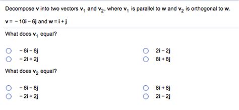 how to decompose a vector into two vectors at audra kato blog