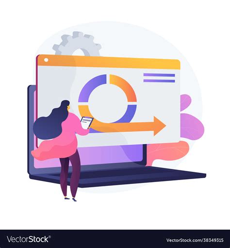 Analytical Software Concept Metaphor Royalty Free Vector