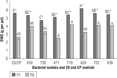 Dry Weight Of The Shoot Dws Of Common Bean Plants C0 Control
