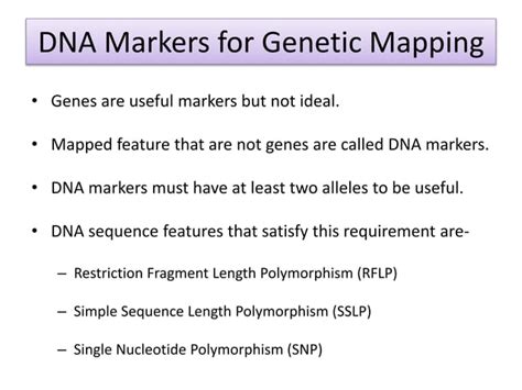 Gene Mapping Methods Pptx