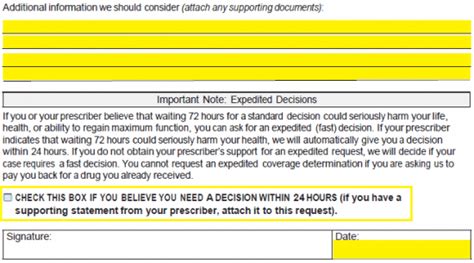 Free CIGNA Healthspring Prior Prescription Rx Authorization Form PDF