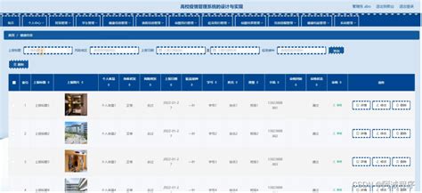 Javaphpnodejspython高校疫情管理系统的设计与实现【2024年毕设】 Csdn博客