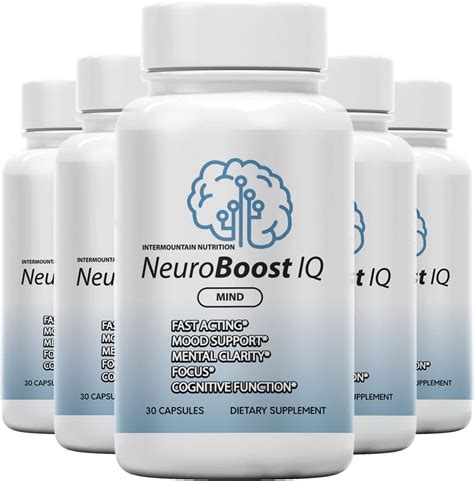 Neuroboost Iq Paquete De 5 Neuro Boost Nootrópico Brain Support Ben
