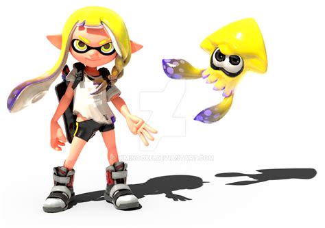 Inkling Splatoon 3 Render By Kiminooku On Deviantart