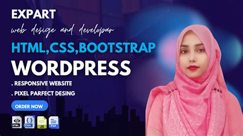 Convert Psdxdfigmasketch To Html Responsive Website Using Bootstrap By Sammisikder Fiverr