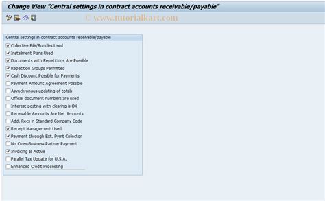 Fq00 Sap Tcode Fi Ca Technical Settings