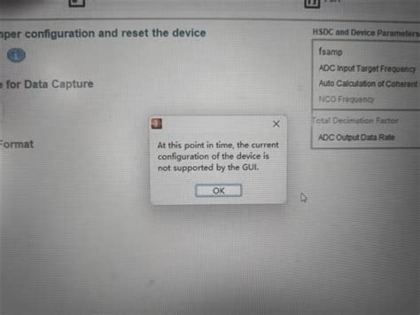 Afe5818evm：afe5818evm Tsw1400的 Hmc Daq Gui 错误 Data Converters Forum
