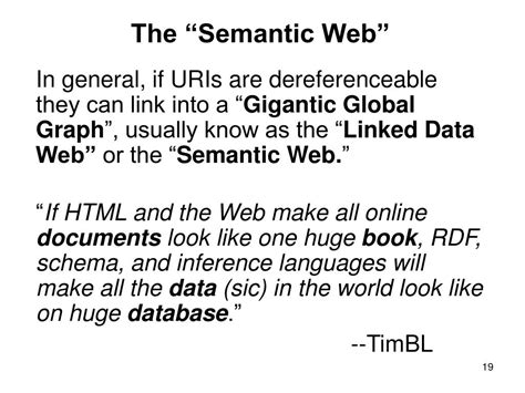 Ppt Introduction To Rdf Jena Sparql And The Semantic Web” Michael
