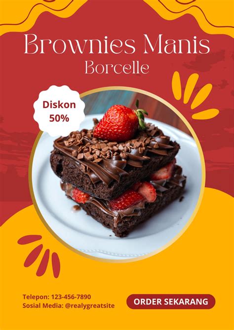 Gratis Contoh Poster Makanan Unik Canva