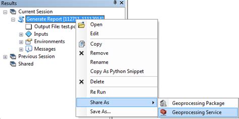 Publishing The Generate Report Tool To A Service—arcgis Roads And Highways Server